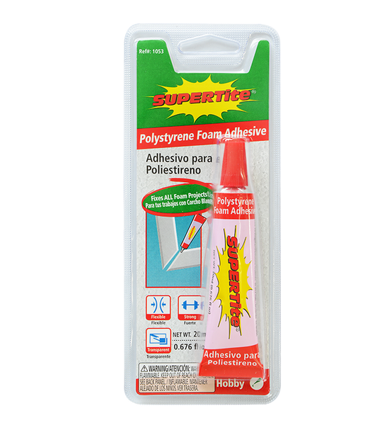 1053 POLYSTYRENE FOAM ADHESIVE (Transparent) 20ml – Supertite Adhesives